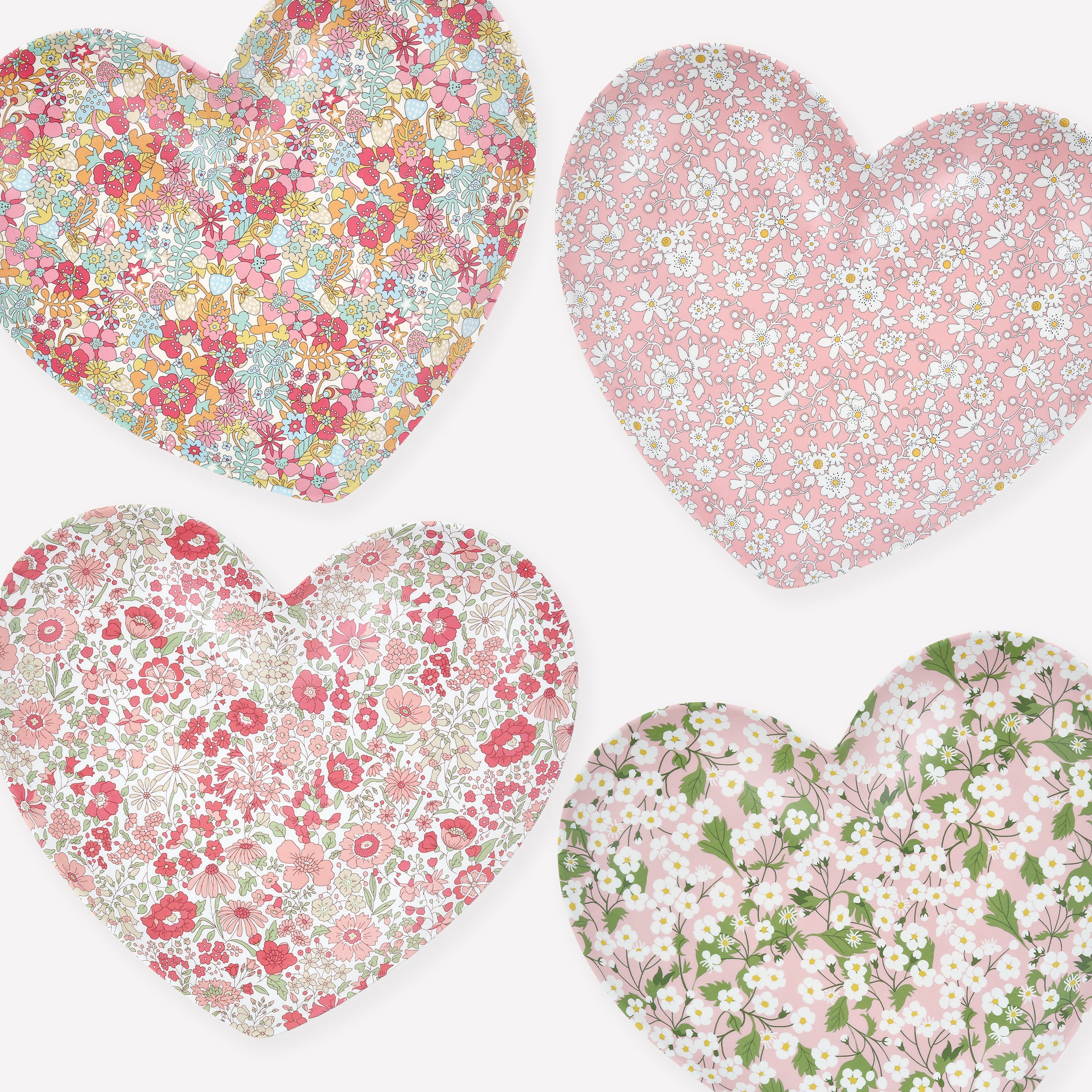 Melamine Heart Plates – Meri Meri UK