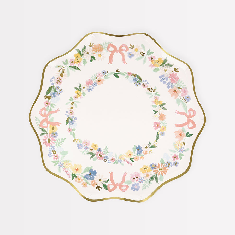 Elegant Flower Side Plates – Meri Meri UK