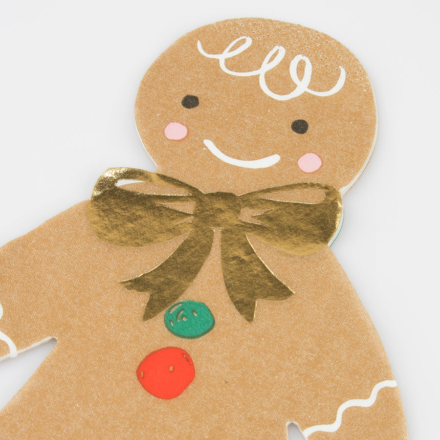 Gingerbread Napkins (x 16)